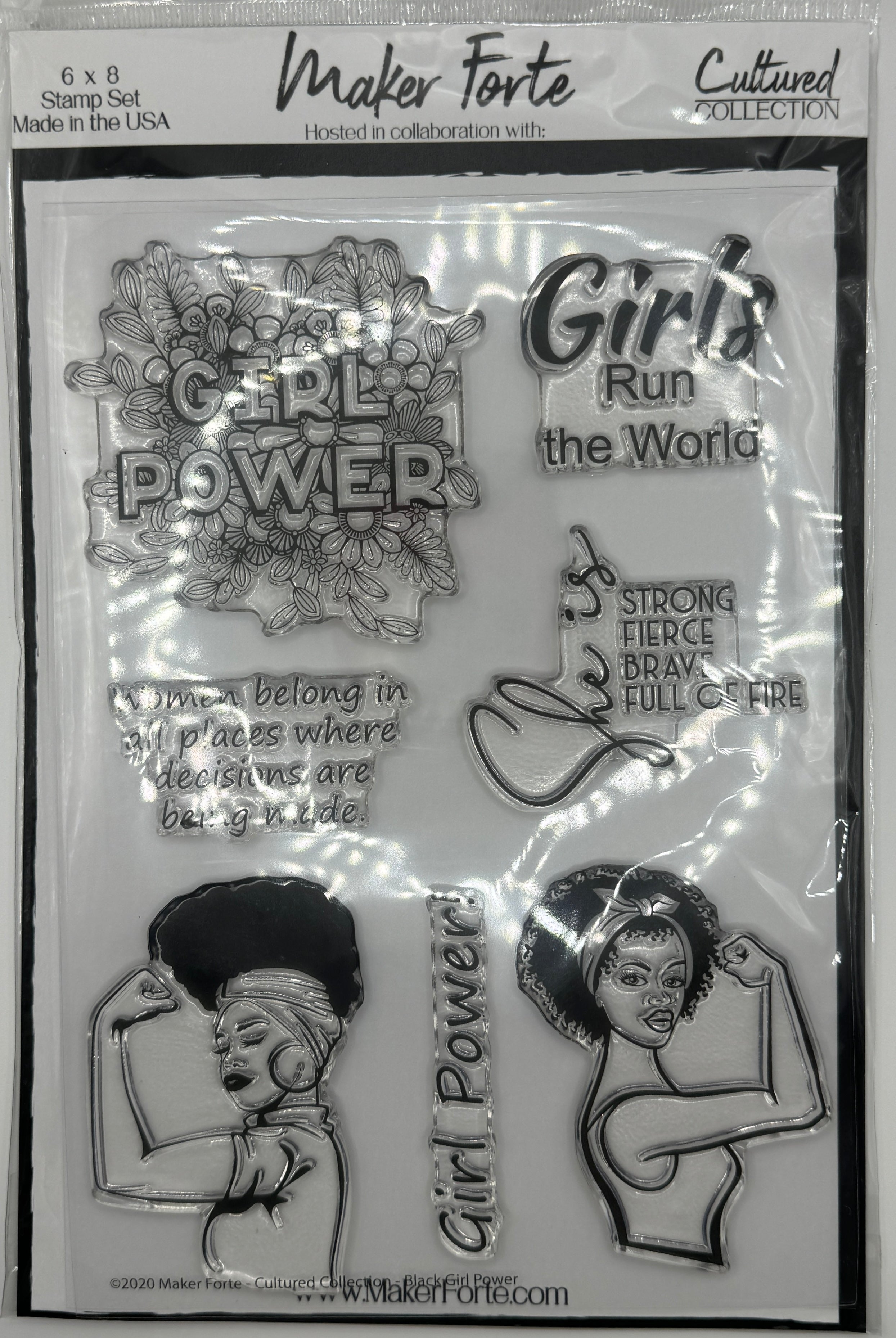 Shades of Power Photopolymer Stamp Set 6x8 | Girl Power & Empowerment ...
