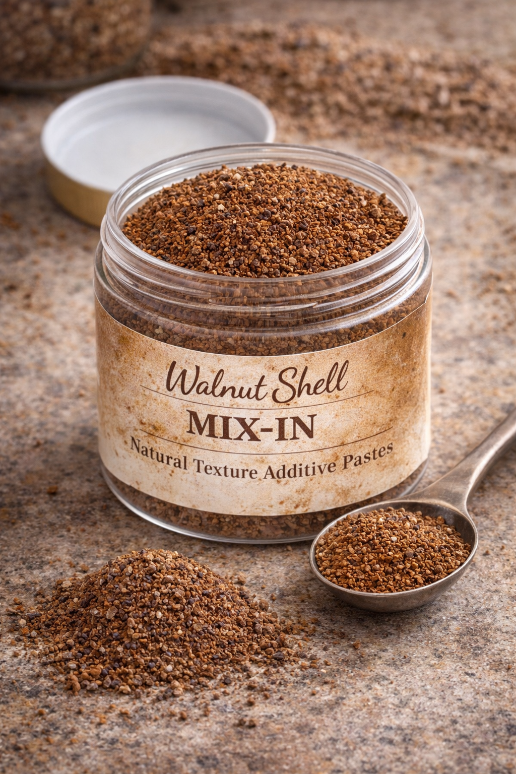 Walnut Shell Mix-In – Natural Texture Additive for Pastes & Gels (2oz ...
